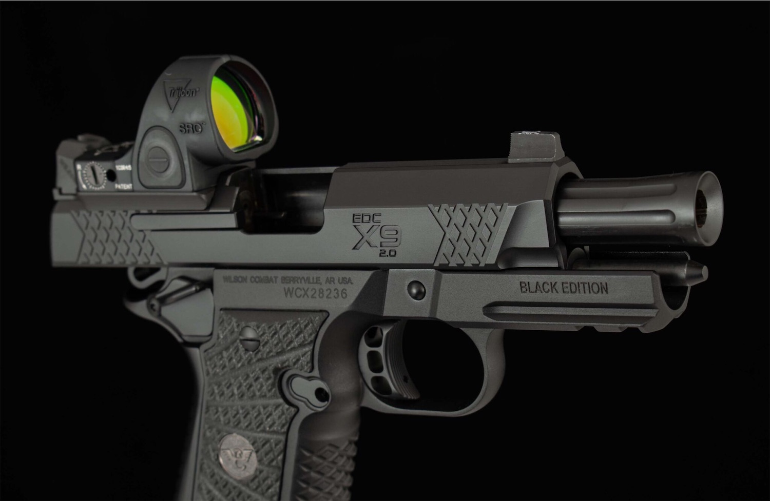 Wilson Combat EDC X9 2.0, 9mm – VFI SERIES, BLACK EDITION, SRO ...