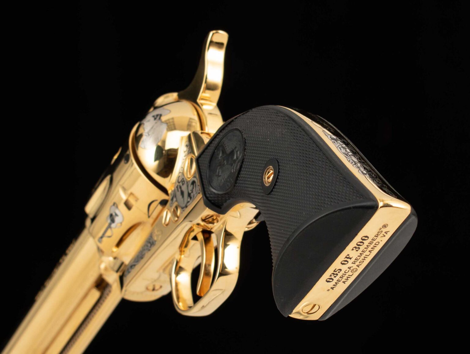 Colt Cowboy SA, Elvis Presley Western Tribute .45Colt – MINT, 24k, CASE ...