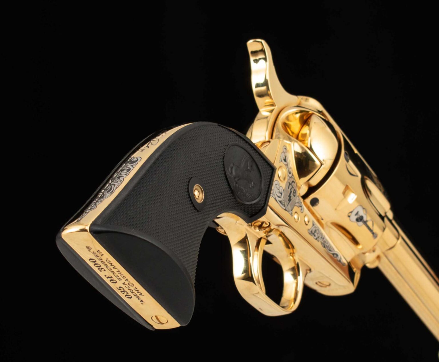 Colt Cowboy SA, Elvis Presley Western Tribute .45Colt – MINT, 24k, CASE ...
