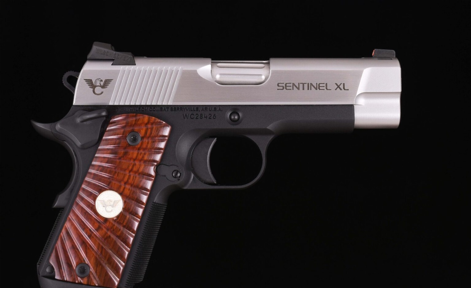 Wilson Combat 9mm – SENTINEL XL, VFI SIGNATURE, STAINLESS, COCOBOLO ...