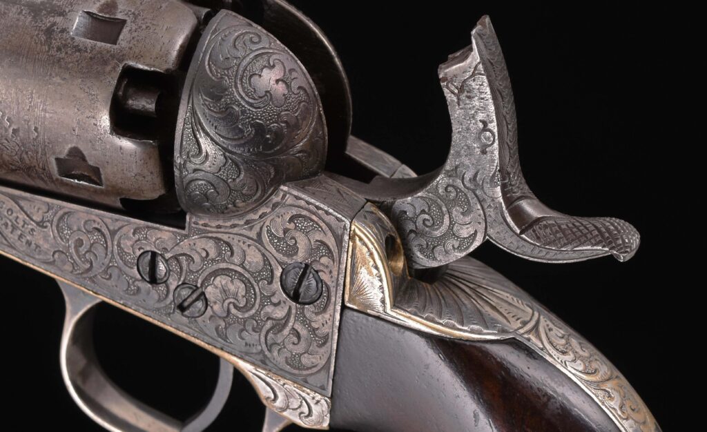 Colt .31 Model 1849 Pocket Percussion – GUSTAV YOUNG ENGRAVED, MATCHING ...