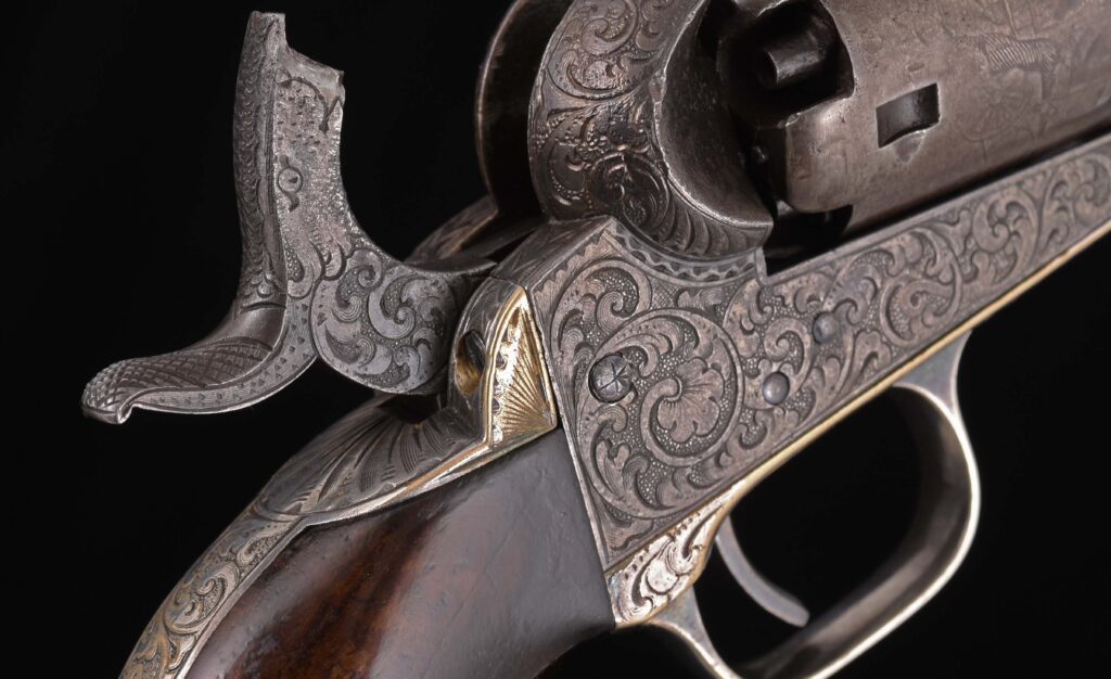 Colt .31 Model 1849 Pocket Percussion – GUSTAV YOUNG ENGRAVED, MATCHING ...