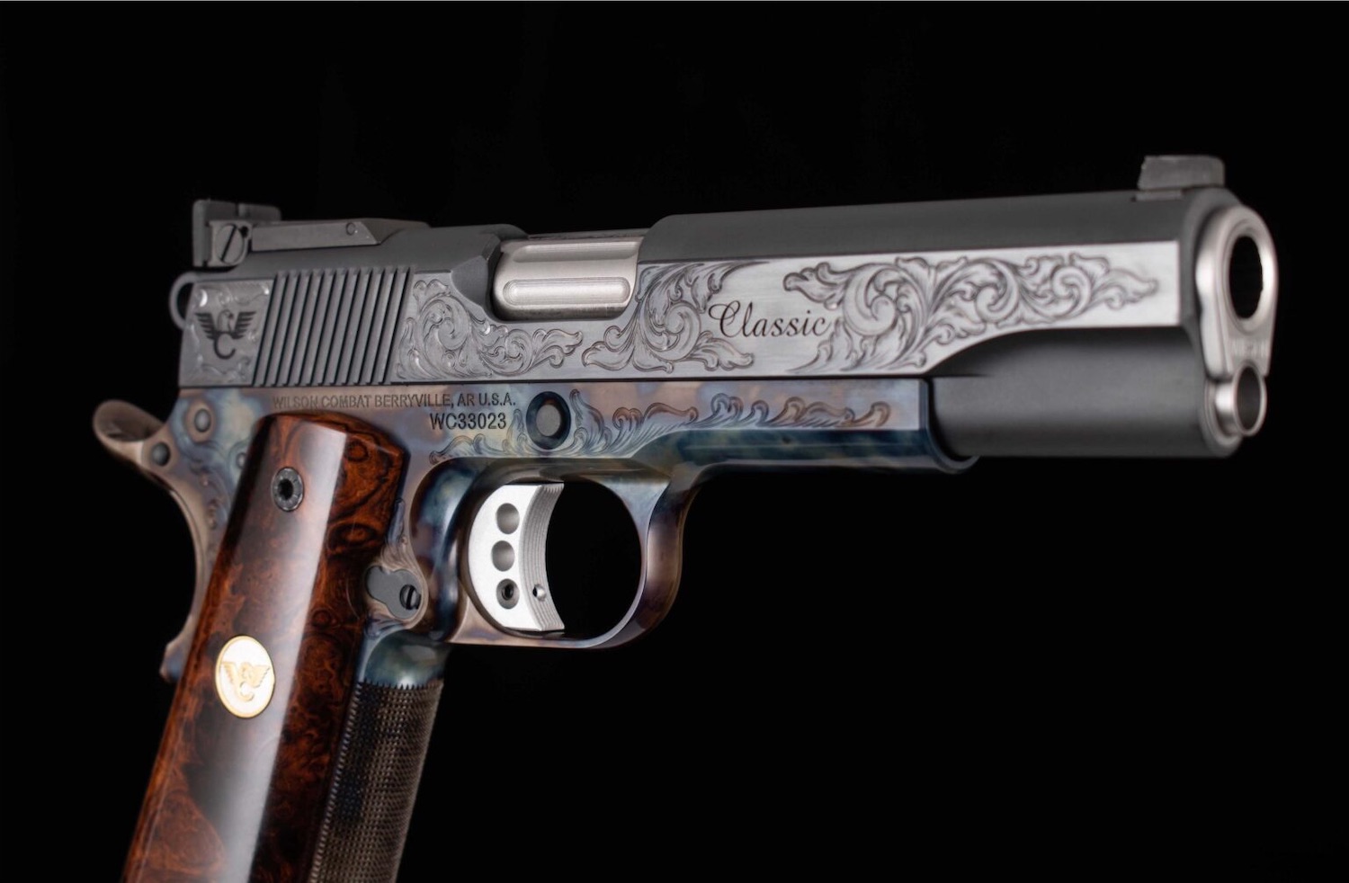 Wilson Combat .45ACP – CLASSIC, D’ANGELO ENGRAVED – Vintage Firearms Inc