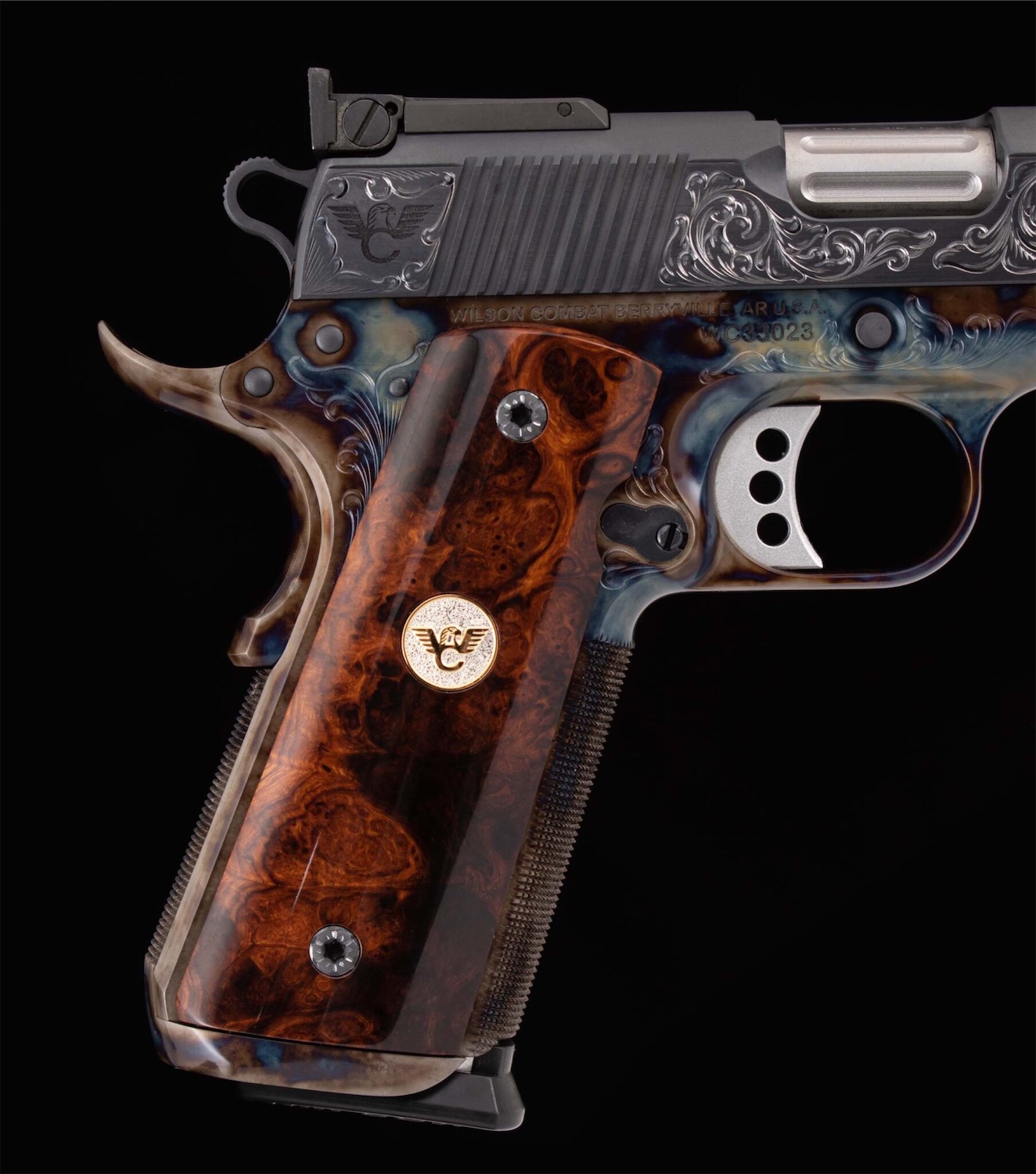 Wilson Combat .45ACP – CLASSIC, D’ANGELO ENGRAVED – Vintage Firearms Inc