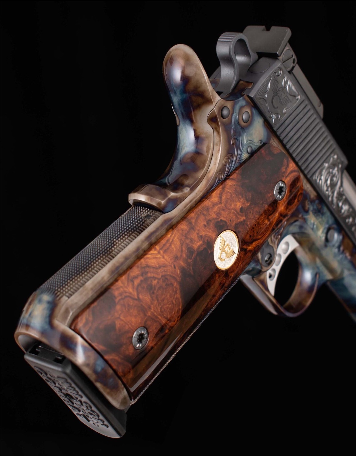 Wilson Combat .45ACP – CLASSIC, D’ANGELO ENGRAVED – Vintage Firearms Inc