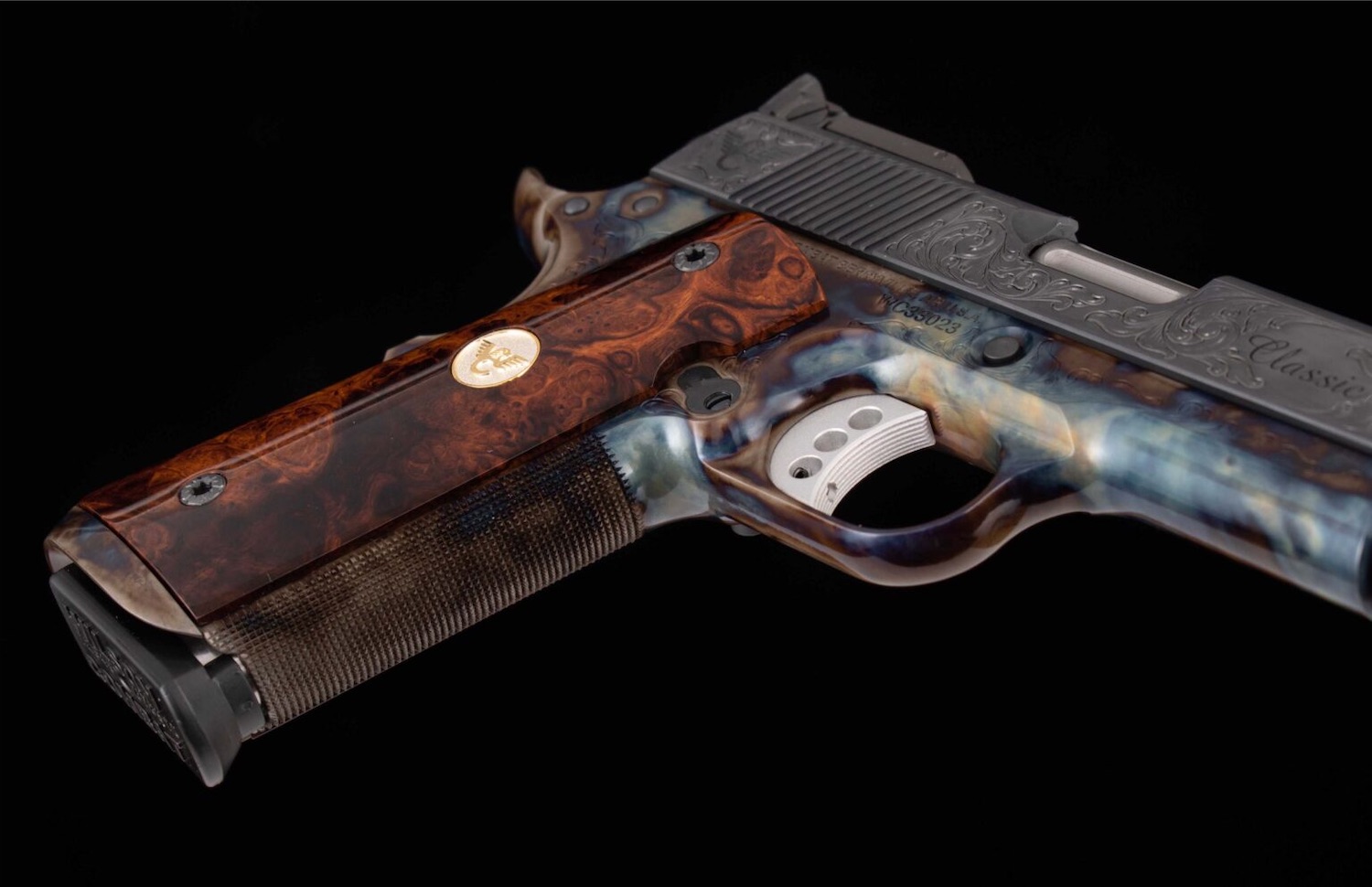 Wilson Combat .45ACP – CLASSIC, D’ANGELO ENGRAVED – Vintage Firearms Inc